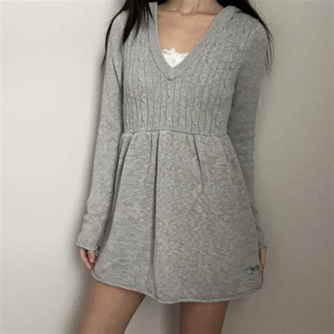 Roxy Y2k Babydoll Coquette Cable Knit Sweater With Depop