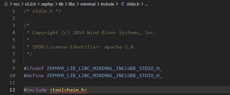 nrf connect sdk v2 0 0 direction fiding rx example cannot found stdio h