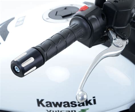Randg Bar End Sliders Black And Silver Kawasaki Vulcan S 2015 2023