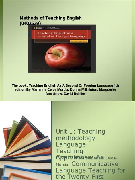 1 Language Teaching Approaches An Overview Pdf Language Education English As A Second Or