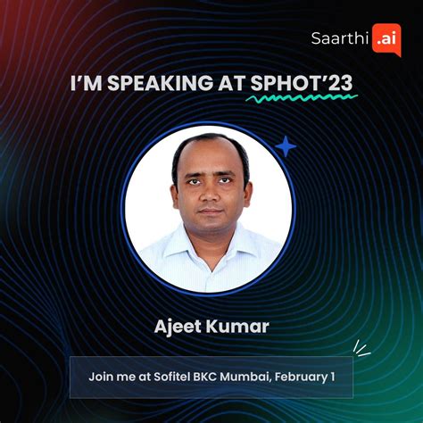 Ajeet Kumar On Linkedin I Will Be Speaking In This Event On Use Of Ai For Faster Decision Making