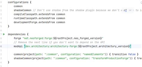 using forge and neoforge in a single gradle subproject is not supported you can have them in
