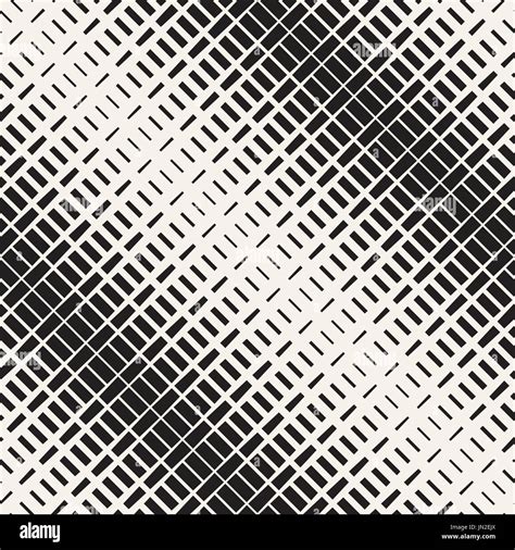 Repeating Rectangle Shape Halftone Modern Geometric Lattice Texture Vector Seamless Monochrome