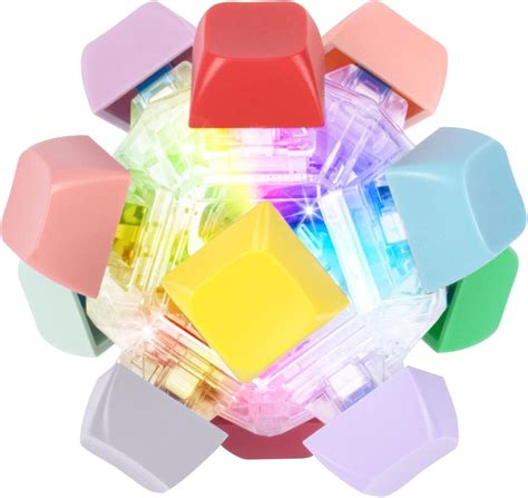 Keyboard Fidget Toy For Adults Keyboard Clicker With Led Light Fidget Stress Relief