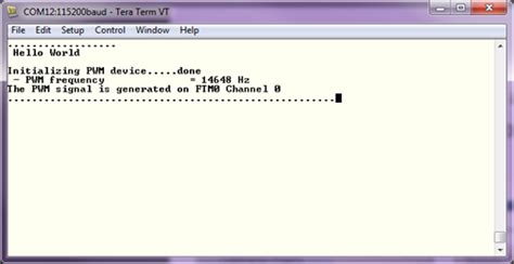 How To Generate Pwm Signal Using Mqx Nxp Community