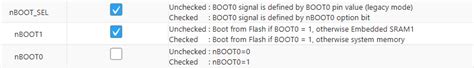 Solved How To Modify Boot Configuration Bits Stm32g030