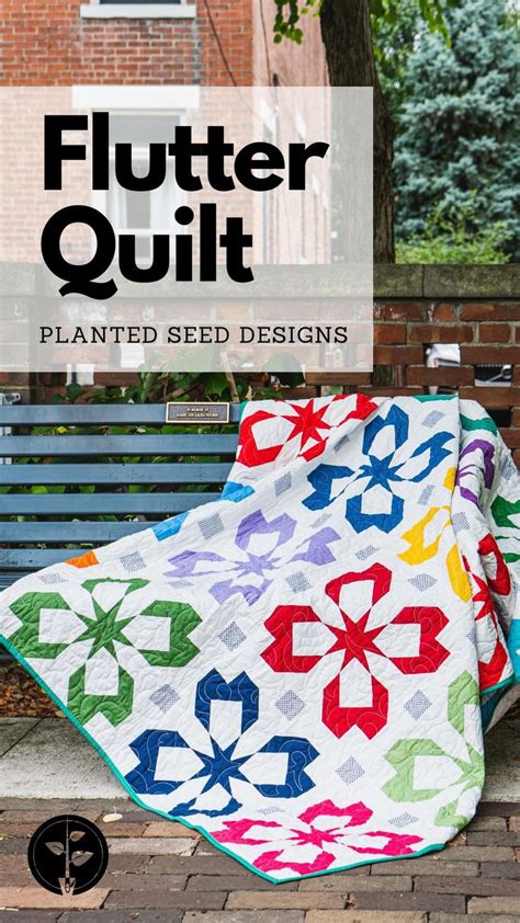 Colorful Flutter Quilt Pattern