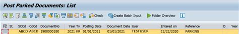 FBV0 Tcode In SAP How To Post A Parked Document SAPFICOBLOG