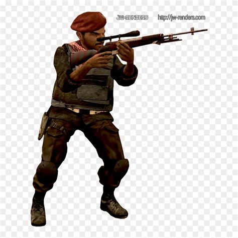 10 Opfor Sniper Standing Render Call Of Duty Renders Hd Png Download
