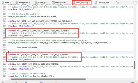 solved s32k344 s32ds opening the dma module causes static variables