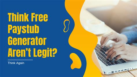 Think Free Paystub Generator Arent Legit Think Again Think Free Paystub Generator Arent Legit Think Again