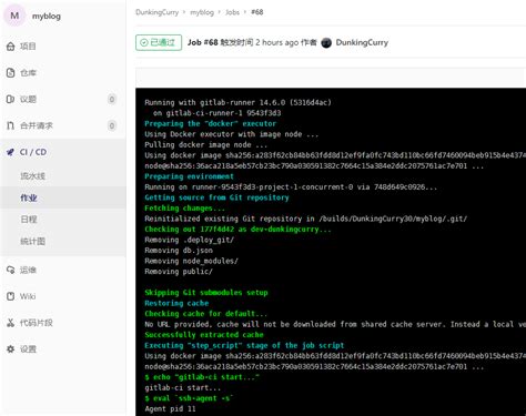 Docker 部署 Gitlab Gitlab Runner 实现 Ci Dunkingcurrys Blog