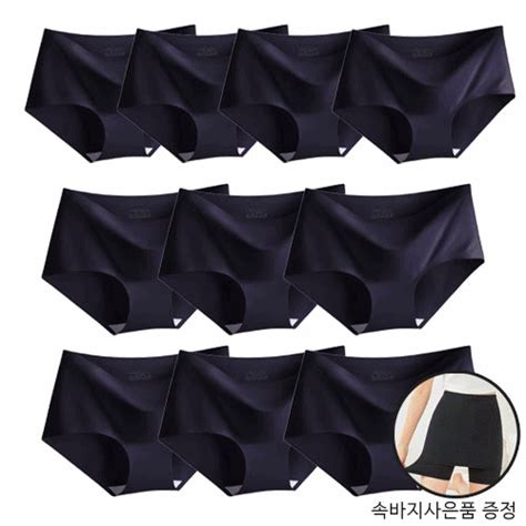풀문속바지사은품 Kc인증 심리스팬티 10장세트 심리스 노라인 무봉제 여성팬티 데일리 팬티 10p M~xxl 빅사이즈까지 5color 혼합가능