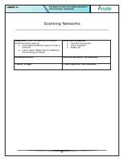 Scanning Of Networkds Pdf INTRODUCTION TO CYBER SECURITY AND ETHICAL HACKING Scanning Networks