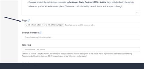 What Are Tags Knowledgeowl Support