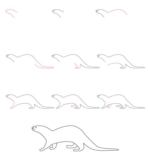 25 Easy And Cute Otter Drawing Ideas Drawing Photos