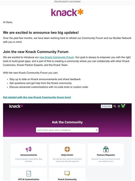 Knack Introducing The New Knack Community Forum And Expert Network Milled