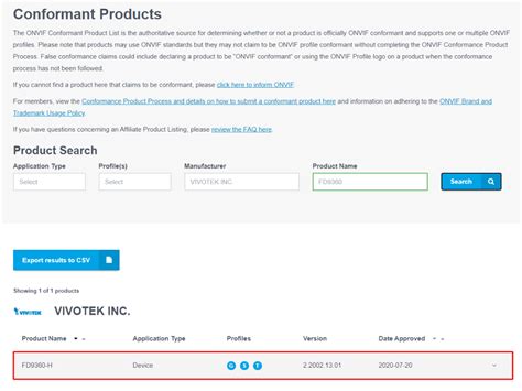 [all Cameras] How To Check If Vivotek Cameras Are Compatible With Onvif