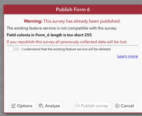 Solved Failed To Submit Error In Survey123 Form Esri Community
