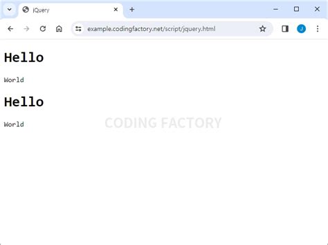 Jquery Reference Insertbefore Coding Factory