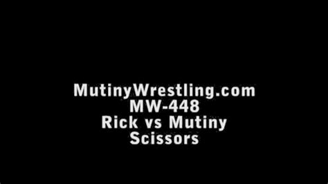 Mw 448 Rick Vs Mutiny Scissors Only Mixed Wrestling Domination Clips4sale
