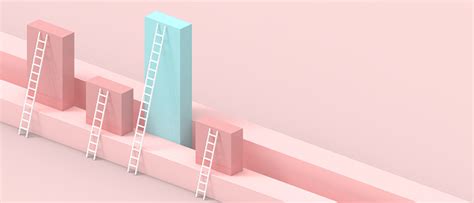 추상적 미래지향적 배경 목표와 장애물이 있는 비즈니스 개념 빨간색의 모양 그래프 디자인 종이 접기 용지 스타일 영감 동기 부여 웹 사이트 포스터 카드 3d 렌더링 3차원