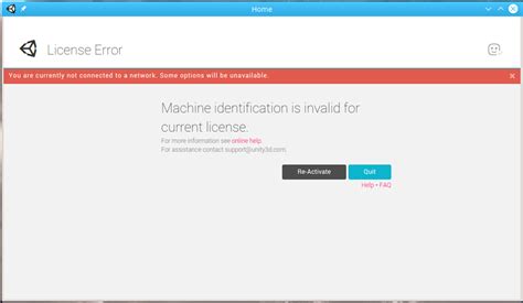 License Error After Reinstalling Ubuntu Unity Engine Unity Discussions