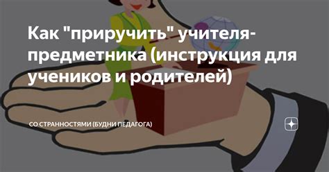 Как приручить учителя предметника инструкция для учеников и родителей Со странностями