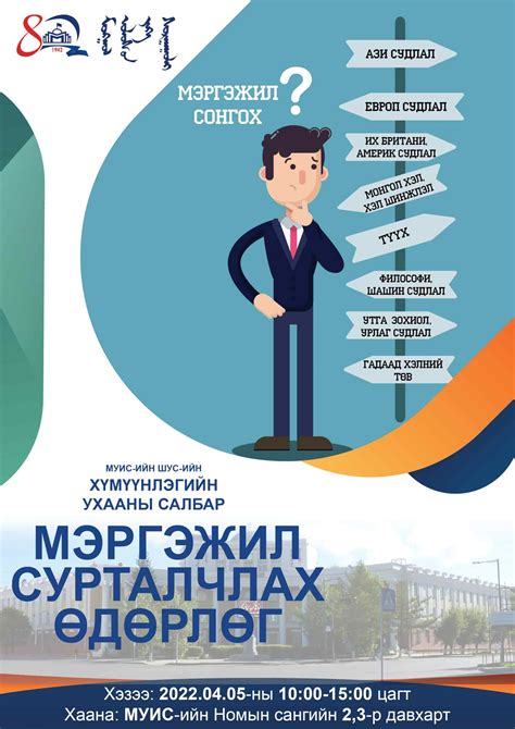 МУИС ийн ШУС ийн Хүмүүнлэгийн Ухааны Салбарын хөтөлбөр сурталчлах… Монгол Улсын Их Сургууль