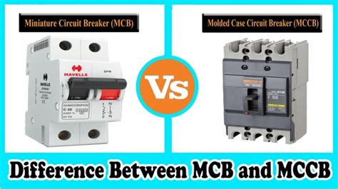 Difference Between MCB And MCCB