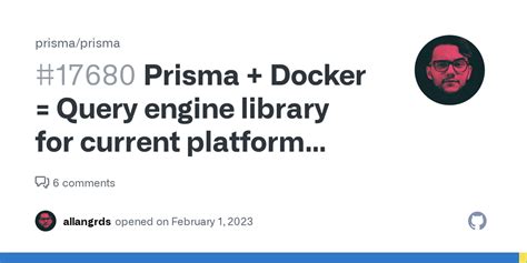 Prisma Docker Query Engine Library For Current Platform Linux Arm64 Openssl 11x Could