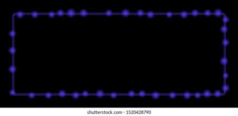 Glossy Mesh Rounded Rectangle Frame Glare Stock Vector Royalty Free