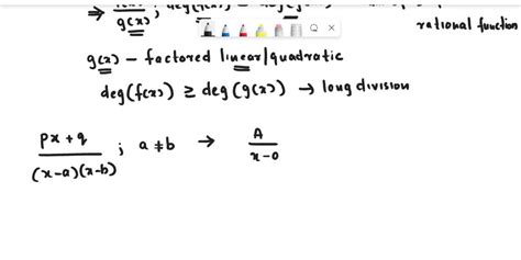 Solved What Is The Partial Fractions Method For Finding The Antiderivative Of A Fraction