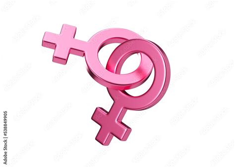 Two Female Sex Symbols On Transparent Background Venus Symbol For Women Gender Sign Love