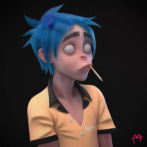 2d From Gorillaz Zbrushcentral