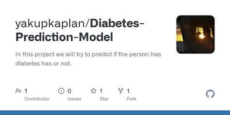 GitHub Yakupkaplan Diabetes Prediction Model In This Project We Will Try To Predict If The