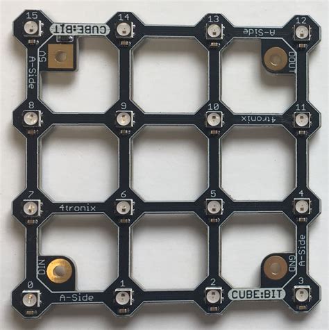 Cubebit Slice Of Magical Rgb Cube Of Awesome Cubebit 4tronix