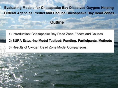 Ppt Evaluating Models For Chesapeake Bay Dissolved Oxygen Helping