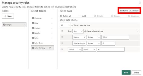 Power Bi Blog Enhanced Row Level Security Editor