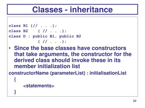 Ppt Classes Inheritance Powerpoint Presentation Free Download Id