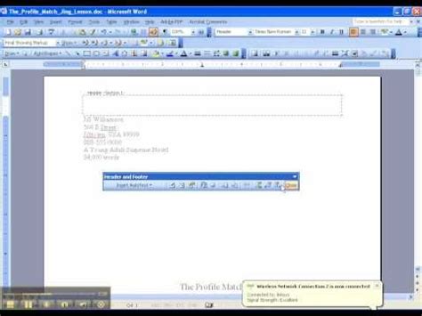 Formatting A Manuscript Part Page Numbers Making Words Writing Tips Writing A Book