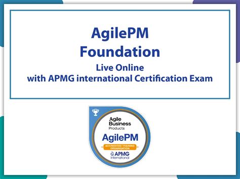 Agilepm Foundation Live Online In English With Official Apmg International Voucher Accredited