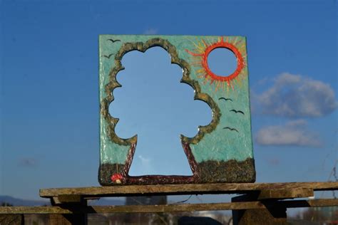 Tree Shaped Mirror And Small Sun Mirror Large Square Mirror Hanging