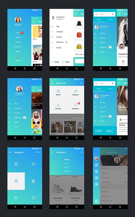 Material Template Ux Ui Kit Code Market