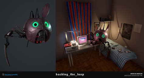 Hacking the Loop UE scene based on art by Simon Stålenhag WIP polycount