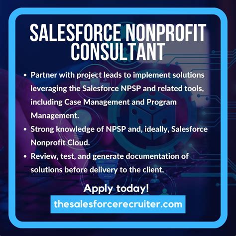 Salesforce Staffing Llc On Linkedin Salesforce Salesforcenonprofitconsultant Salesforcehiring…