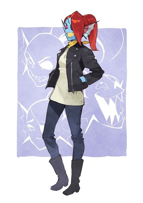 Undyne Undertale Drawn By Kin Niku Danbooru