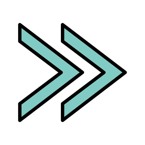 Forward Vector Icon 379473 Vector Art At Vecteezy