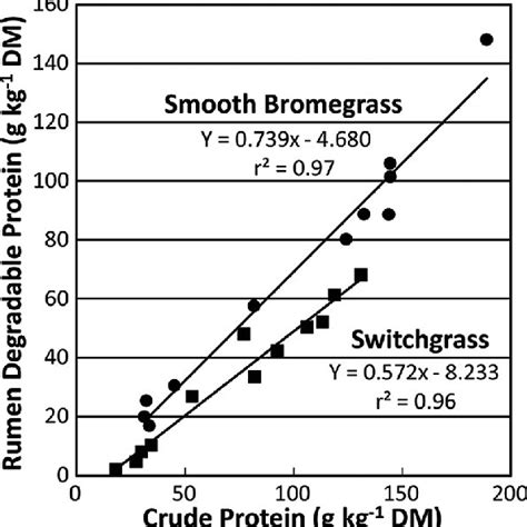 Relationship Between Rumen Degradable Protein And Protein Concentration Download Scientific