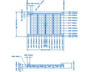 Arrayit Microarray Hybridization Cassette Silicone Replacement Gasket GAHC X